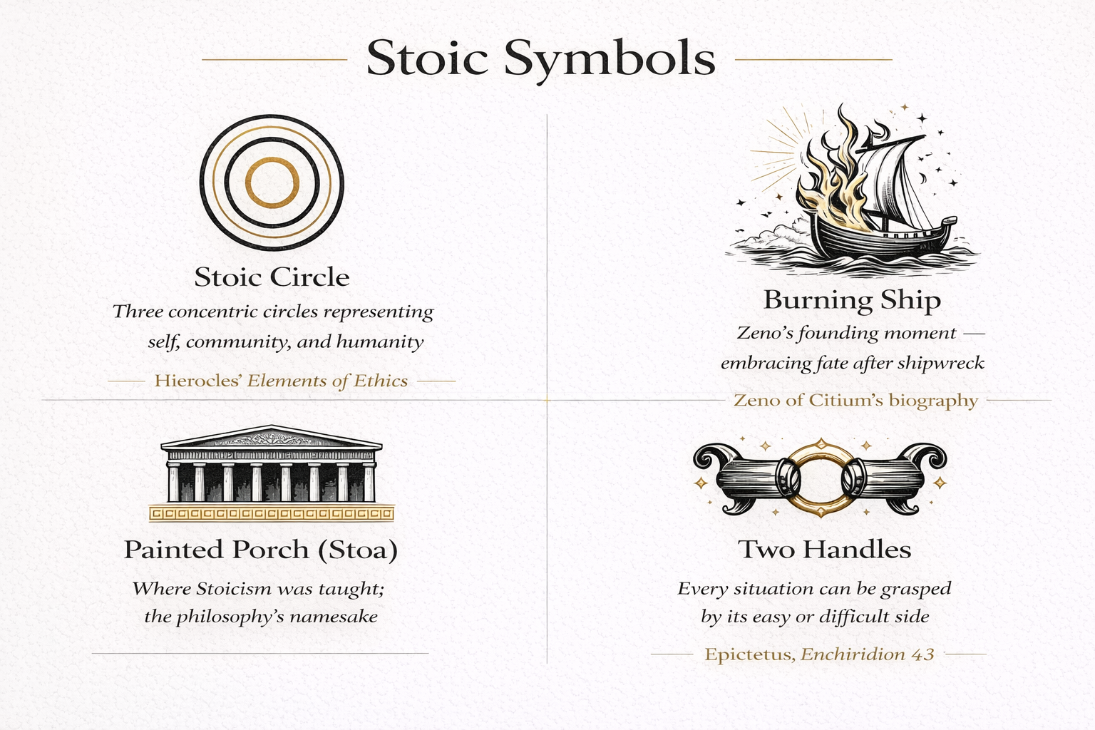 Stoicism Beliefs, Principles, Tenets, and Values